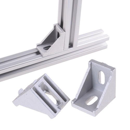2020 Cast Aluminium V-Slot Extrusion L Shape Corner Right Angle Bracket